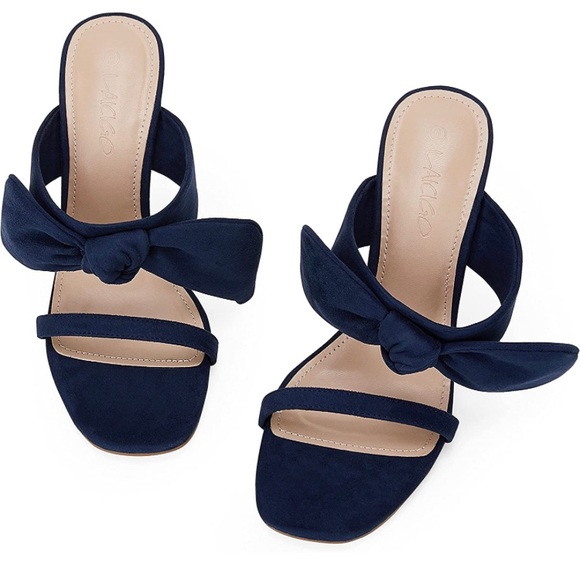 laicigo | Shoes | New Laicigo Womens Square Open Toe Stiletto High Heel ...